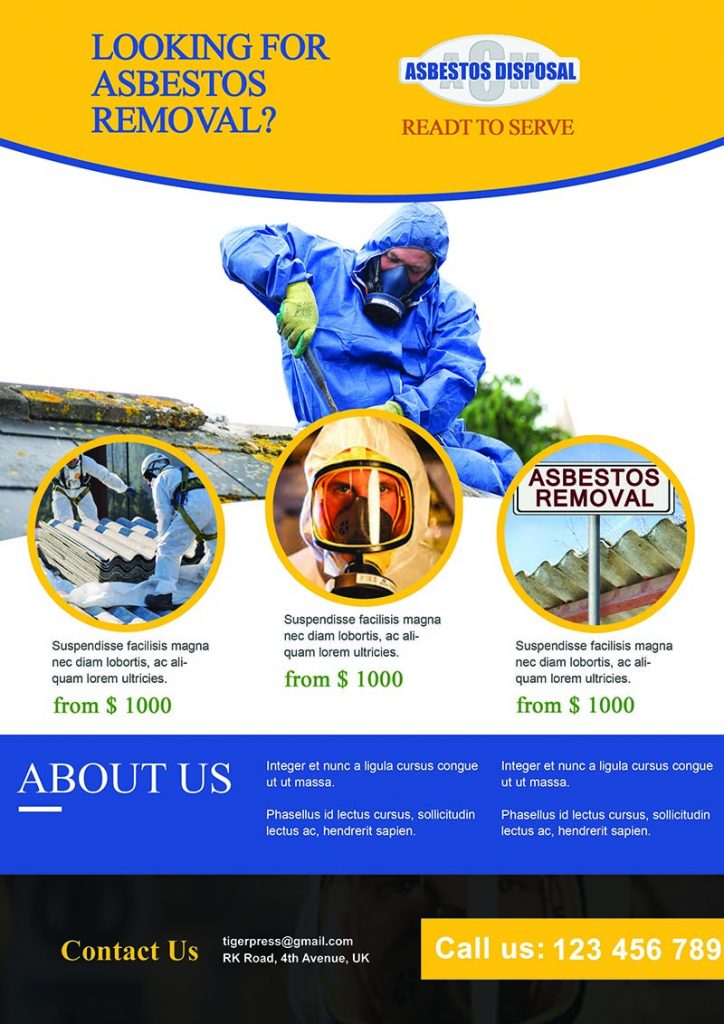 Asbestos Removal – Business Flyers