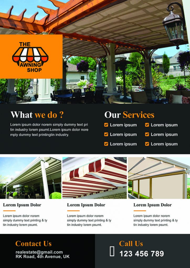 Awning – Business Flyers