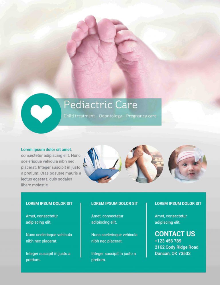 Pediatric Care – Business Flyers