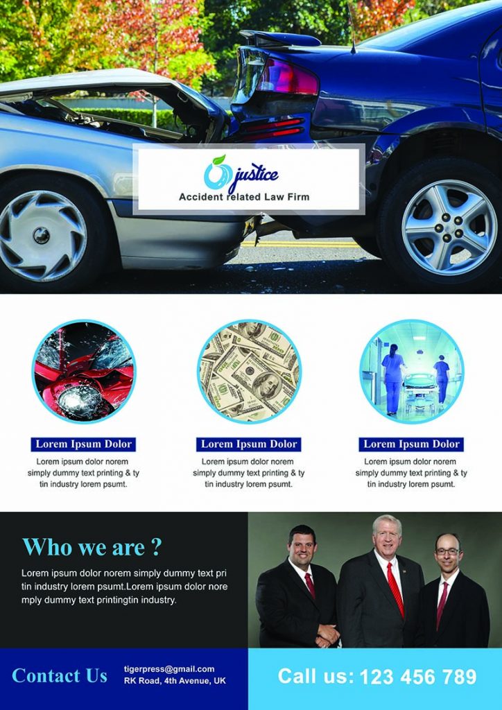 Accident Lawyer – Business Flyers