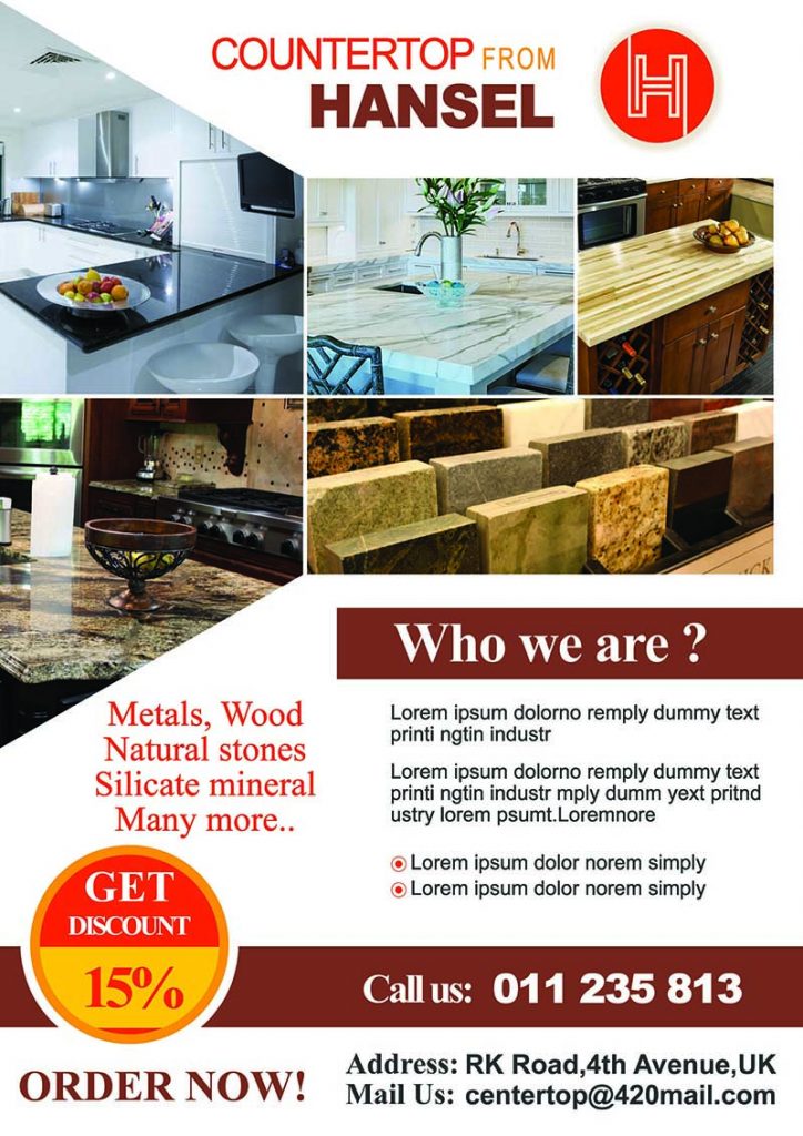 Counter Tops – Business Flyers