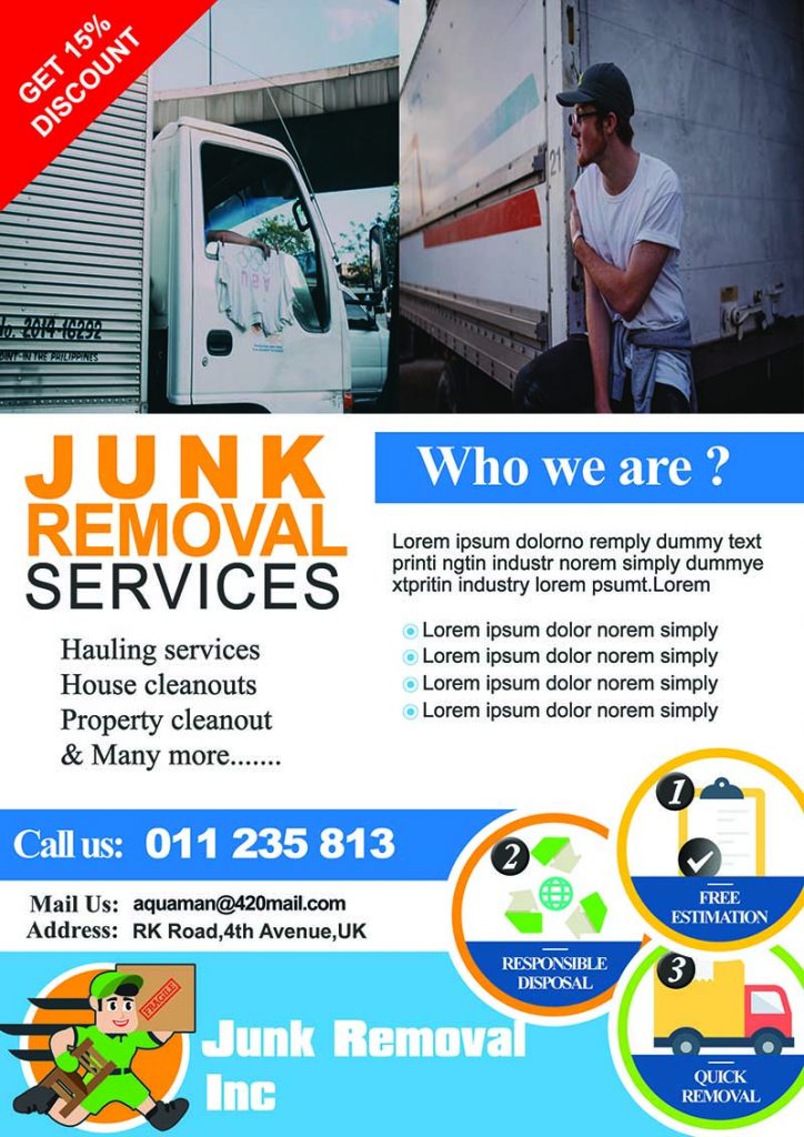 Junk Removal – Business Flyers