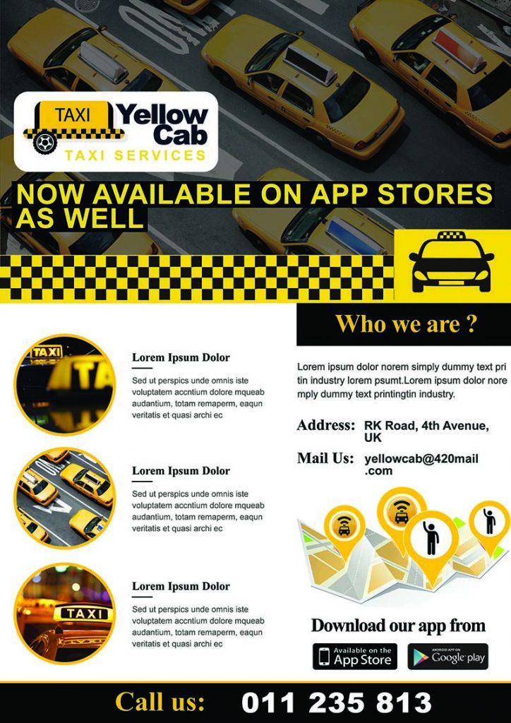 Taxi – Business Flyers